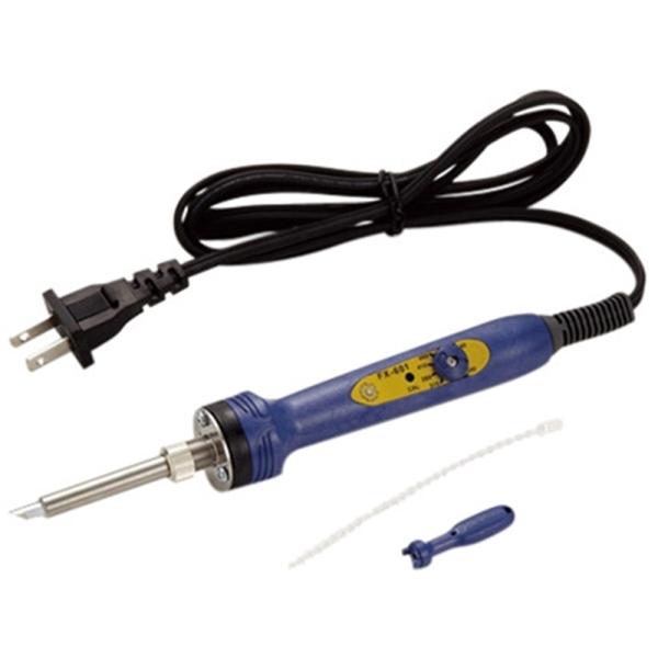 ●電源：AC100V 50/60Hz●消費電力(W)：47●設定温度(℃)：240〜540 ●全長(mm)：233(こて先6.5C型をつけた場合) ●重量(g)：68(こて先6.5C型をつけた場合)　●ヒーター：セラミックヒーター ●プラグ...