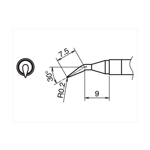 ●時間のかかる作業も改善●FX-971シリーズ用工具業界/MRO/はんだ用品/はんだ/はんだこてコテ先