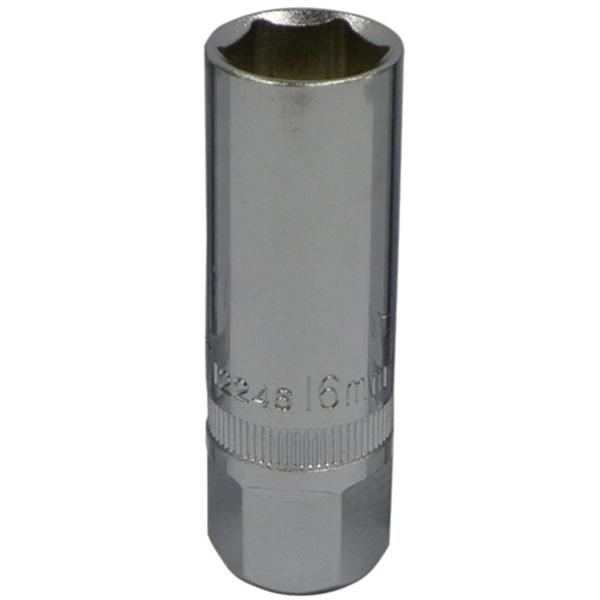 ●差込角(SQ)：3/8●サイズ(mm)：16●全長(mm)：約66●薄肉タイプのスパークプラグ専用ソケット。●マグネット式。… 工具業界/工具・消耗品/作業工具/作業・電設工具/ディープソケット(6角タイプ)…