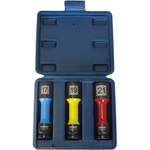 ●差込角(SQ)：1/2●適合するピン：23572(1/2DRインパクト用ピン5ケ)●適合するリング：23552(1/2DRインパクト用Oリング5ケ)●全長(mm)：100●先端部外径(mm)：24.68/26.67/28.68●差込部外径...