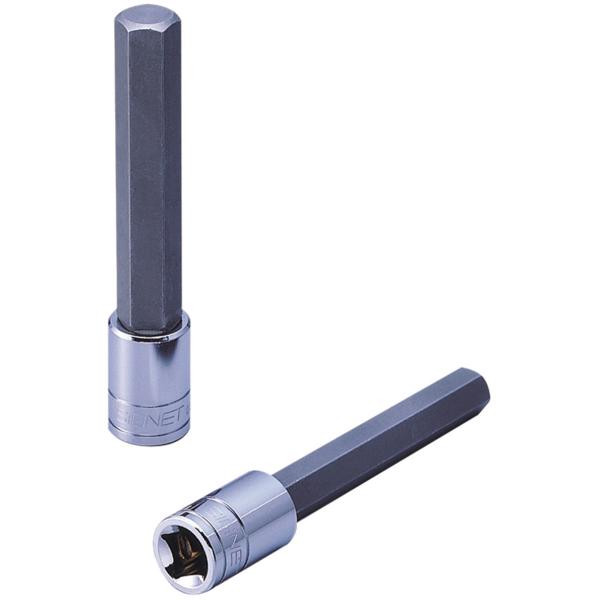 ●差込角(SQ)：1/2●サイズ(mm)：15●全長(L1；mm)：140●軸長(L2；mm)：102●外径(D；mm)：24●6角キャップスクリュー用のロングビットソケット。… 工具業界/工具・消耗品/作業工具/作業・電設工具/ヘキサゴン...