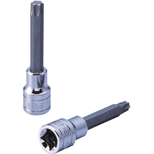 ●差込角(SQ)：1/2●サイズ：T30●全長(L1；mm)：100●軸長(L2；mm)：62●外径(D1；mm)：24●軸径(D2；mm)：10●ロングタイプ。… 工具業界/工具・消耗品/作業工具/作業・電設工具/ヘックスローブビットソケット…