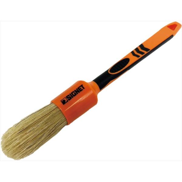 ●ブラシ材質：高級猪毛(天然)●ハンドル材質：PP、NBR●全長(mm)：222●ハンドル長(mm)：176●ブラシ長(mm)：46●ブラシ径(mm)：21●細部の汚れを徹底洗浄するための洗車用品です。●車の内部・外部清掃に使用できます。●...