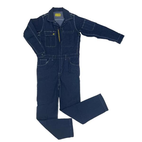 ●サイズ：L●目安身長(cm)：約169-177●ウエスト(cm)：102.5●肩幅(cm)：40.5●袖丈(cm)：61.5●股下(cm)：82.0●カラー：デニム●素材：綿77%・ポリエステル21%・ポリウレタン2%●製造国：中国●スト...