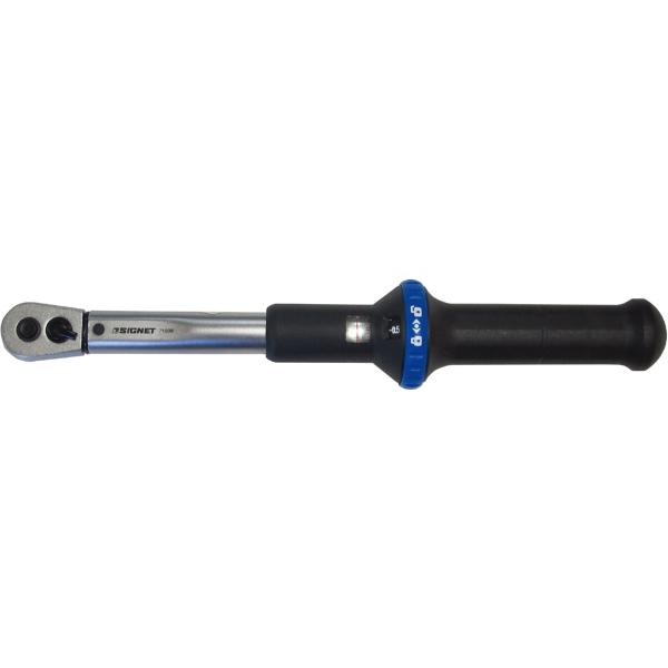 ●精度(％)：±3●ギア数：45●差込角(SQ)：3/8●測定範囲(Nm)：10〜50●最小目盛(Nm)：0.25●全長(mm)：360●質量(kg)：0.92●向かって右にダイヤルを回すとロックが解除されます。●ハンドルを回しながら目盛に...