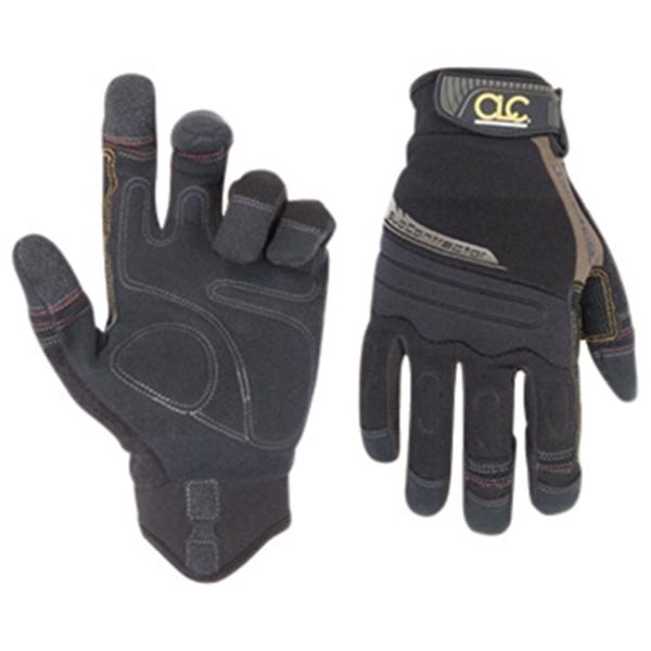 ●サイズ：L●素材：合成皮革●FLEX GLIP　SUBCONTRACTOR。●Ring-CutTMにより、指先をカットしてフィンガーレスグローブにできます。●手のひらはSyntrexTM素材で、摩耗や引き裂きに強くなっています。●手のひら...