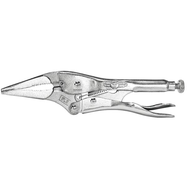 ●タイプ：6LN●寸法L(mm)：165●寸法A(mm)：46●寸法B(mm)：39●先端幅T(mm)：4.0●寸法l(mm)：45●開口値(mm)：0〜51●呼びサイズ(mm)：150●長い直線あご形状は狭く限定された場所での作業に最適で...