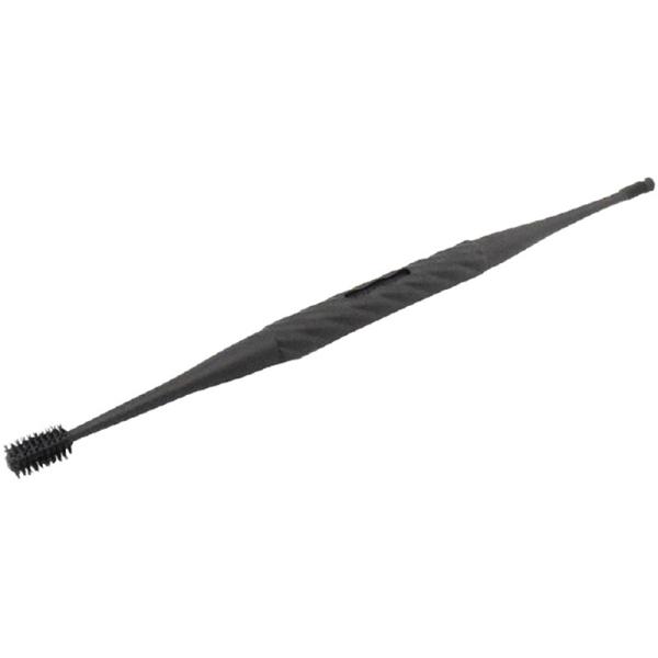 ●材質：エラストマー●全長(mm)：144●重量(g)：3●ブラシ幅(mm)：約7●カラー：ブラック●螺旋式の耳かきが耳垢を残すことなくごっそりとキャッチします。●やわらかブラシは心地良さを与えてくれ、丸洗いが可能なため、衛生面でも非常に優...