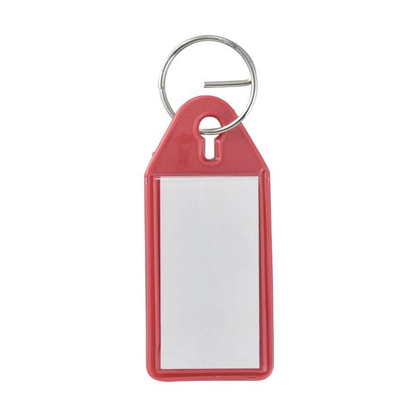 "●色のラインナップが豊富で、台紙にオリジナルの文字が記入できるため、鍵の管理などに最適なソフトタイプのキーホルダーです。<br><br>●鍵の管理に。<br><br>●色：赤<br&g...