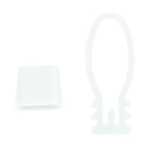 "●みかん用のネットの留め具として。<br><br>●幅(mm)：21<br>●長さ(mm)：50<br>●色：白<br><br>●ポリプロピレン(PP)<br&...