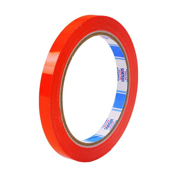 "●耐水性の高いシーリング用テープです。<br><br>●袋物の口止め、封緘に。<br><br>●色：オレンジ<br>●幅(mm)：9<br>●長さ(m)：50<...