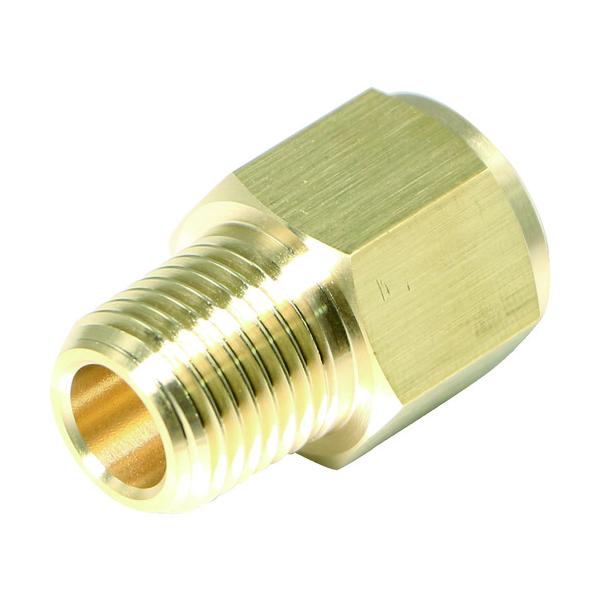 "●ＰＴ外ネジ×ＰＦ内ネジの継手です。<br><br>●テーパーネジ（ＰＴ）と平行ネジ（ＰＦ）の変換に使用。<br><br>●接続口径：PT1/4<br>●接続口径D：PF1/4&...