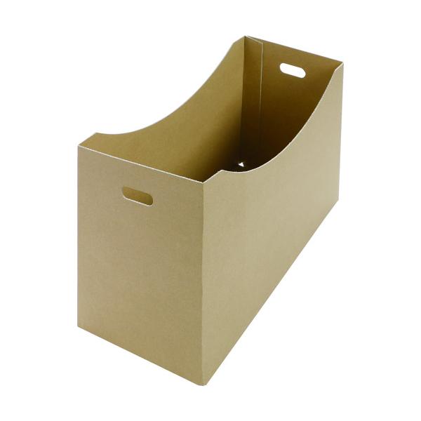 "●ワンタッチで組み立て可能な段ボール製のフォルダーボックスです。<br>●縦置き、横置きが可能で収納環境により使い分けができます。<br>●側面のアーチ状加工により、書類の出し入れがしやすいです。<br&gt...