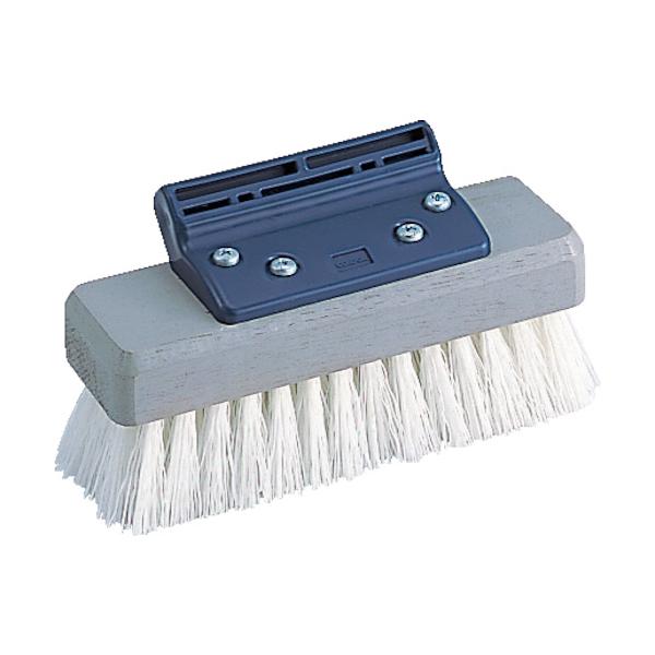 "●コシのあるブラシで床の汚れを取り除きます。<br><br>●磨き用。<br>●床洗浄用。<br><br>●幅(mm)：185<br>●奥行(mm)：63<br...