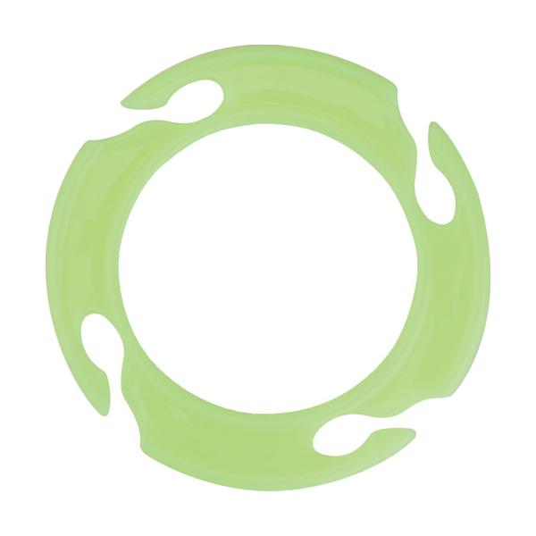 "●コーン用のプラスチック製リングです。<br>●４方向にチェーンなど付けられます。<br><br>●進入禁止区間の仕切りや、駐車場内での区画整理、人の誘導などに。<br><br>...