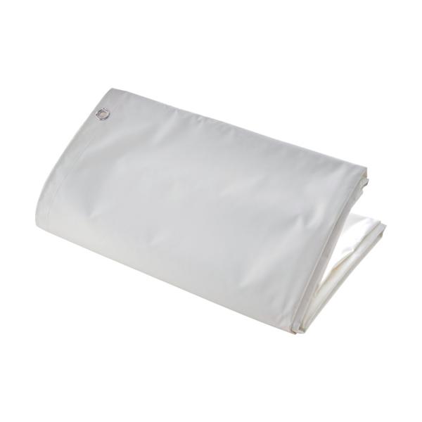 "●防炎［［Ｒ２］］類の規格をクリアした白防炎シートです。<br><br>●色：白<br>●幅(m)：1.8<br>●長さ(m)：5.1<br>●厚さ(mm)：0.28<br...