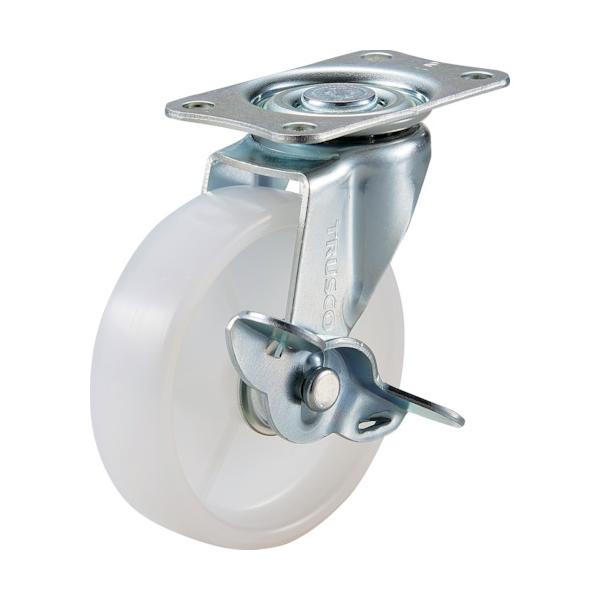 "●ナイロン車輪は始動抵抗が少なく、耐摩耗性に優れています。<br><br>●交換用。<br><br>●車輪材質：ナイロン<br>●キャスタータイプ：自在ストッパー付<br&...