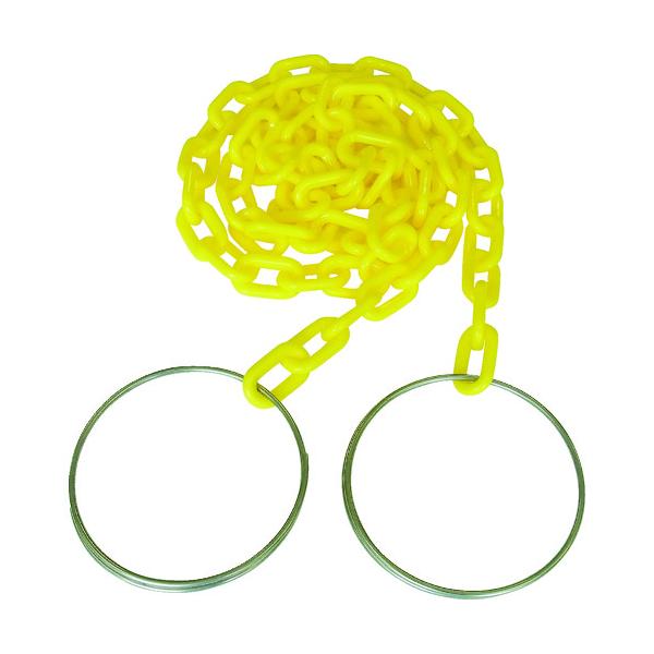 "●持ち運びが便利です。<br>●折りたためるのでかさばりません。<br>●コーン用のステンレス製リング付チェーンです。<br><br>●カラーコーンに掛ける間仕切り用チェイン。<br&...