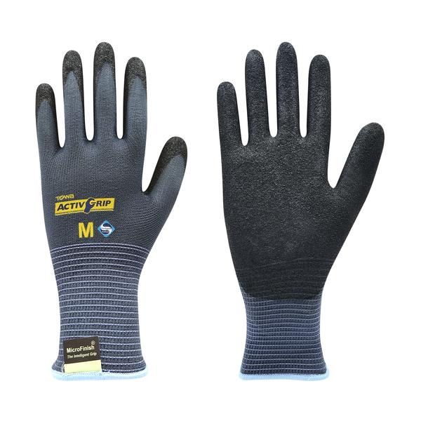 ●油をともなう作業でもグリップ性に優れています。<br>●特殊スベリ止め（マイクロフィニッシュ）加工を施しており、油をともなう作業でも高いグリップ性能を発揮します。<br>●手のひら、指にニトリルゴムをダブルコーティ...