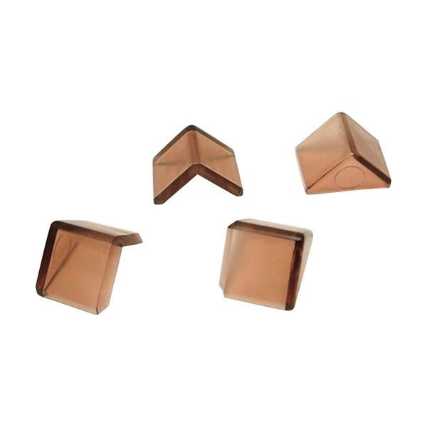 "●テーブルや家具の角などの危険なコーナーをやさしくガードします。<br><br>●色：クリアーブラウン<br>●幅(mm)：20<br>●長さ(mm)：20<br>●厚さ(mm)...