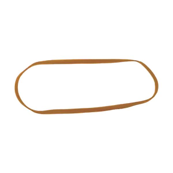 "●輪状で弾性能が良い為、色々な物をまとめるのに便利です。<br><br>●色：アメゴム<br>●番手(#)：260<br>●切幅(mm)：3<br>●折径(mm)：100<...