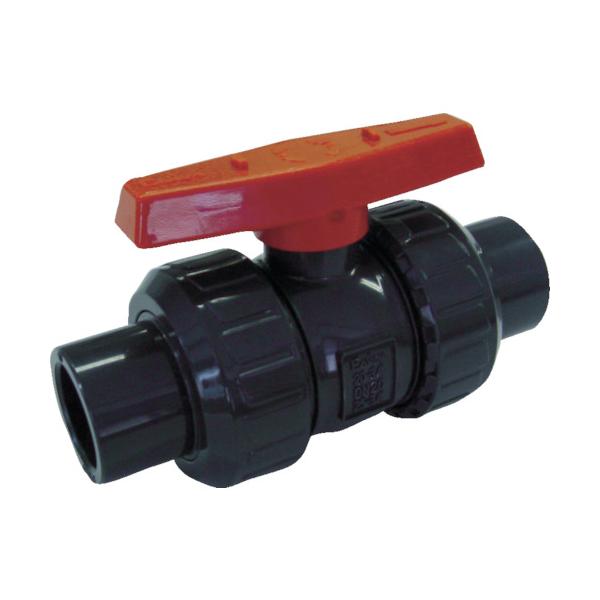 "●耐食性にすぐれ、軽量でコンパクトなプラスチックバルブです。<br>●酸性またはアルカリ性の薬品や海水で腐食することなく安心してご使用いただけます。<br>●本体、部品材質は硬質塩化ビニール（PVC）の為、耐薬品性...