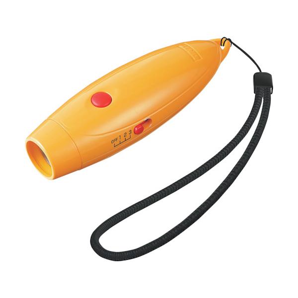 "●3種の大音量ホイッスル音、手になじむ持ちやすい形状の電子ホイッスルです。<br><br>●工事現場の合図用に、防犯用に。<br><br>●色：イエロー<br>●幅(mm)：40...