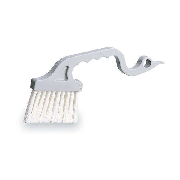 "●汚れがたまりやすいアルミサッシの溝や敷居をブラシとヘラできれいにします。<br><br>●アルミサッシの溝や敷居の清掃に。<br><br>●色：グレー<br>●縦(mm)：75...