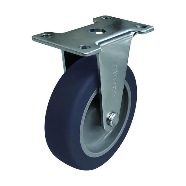 "●エラストマー樹脂車輪の採用でタイヤ痕がつくのを軽減します。<br><br>●ルートバン（メッシュタイプ）用キャスターです。<br><br>●車輪材質：エラストマー<br>●キャ...