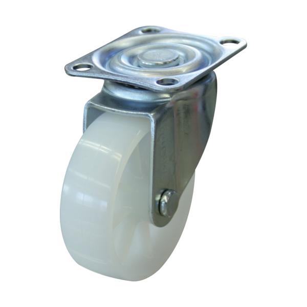 "●ナイロン車輪を採用しています。<br><br>●ルートバン用キャスターです。<br><br>●車輪材質：ナイロン<br>●キャスター径(mm)：75<br>●取付ピ...