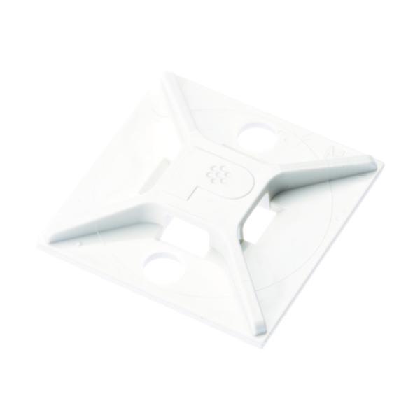 "●束線を結束バンドを利用して効率よく固定できます。<br>●接着剤とM3ねじにて固定が可能です。<br><br>●電線の配線、固定。<br><br>●色：白<br>●...