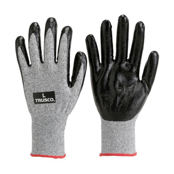 ●ニトリルゴムをコーティングすることですべり止め効果、耐油・耐摩耗性に優れています。<br>●アラミド繊維と比較し、耐候性があります。<br>●超高強度ポリエチレン長繊維にガラス繊維を織り込むことでさらに強度を持たせ...