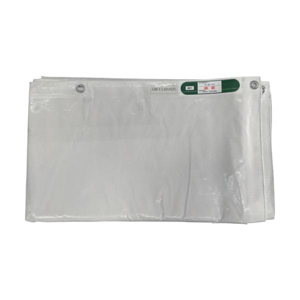 "●ポリエステル糸に塩ビコーティングを施した防炎シートです。<br>●消防法施行令の防炎テスト基準に合格しています。<br><br>●建築現場、野積み、目隠しシートなど。<br><br&...