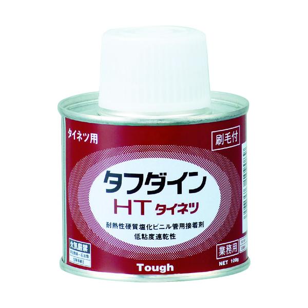 "●ＨＴパイプ用接着剤です。<br><br>●ＨＴ用。<br><br>●色：透明<br>●容量(g)：100<br><br>●低粘度速乾性(粘度500mPa...