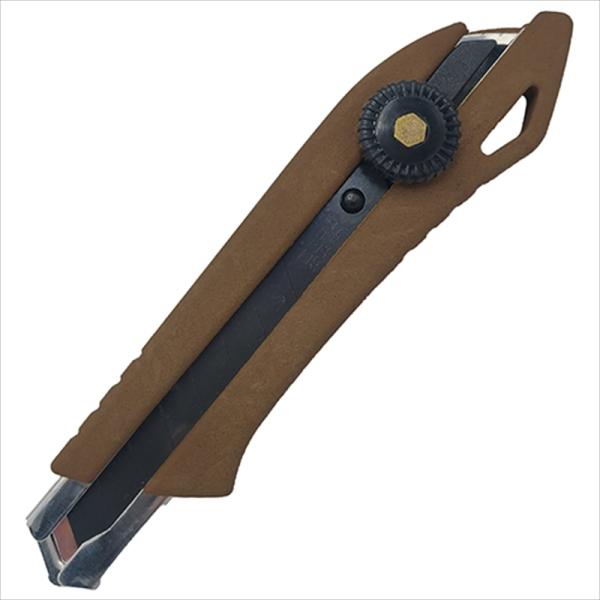 手汗や油で滑りにくい、木を感じる新素材採用のノンスリップカッターナイフです。[用途]自動車整備や工場内作業、アウトドア、内装作業。[機能]グリップ部はベッセルウッディードライバーで用いられる木樹脂採用です。木の風合いと優れた強度を持つ新素材...