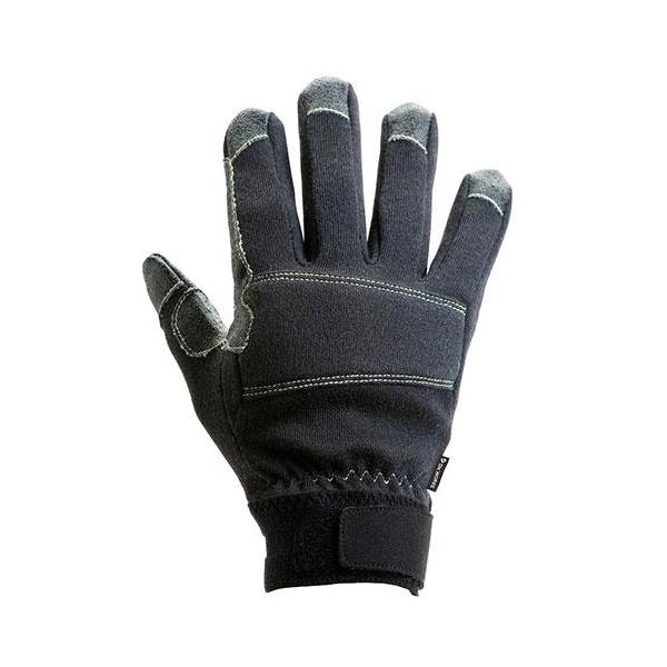 鋭利なものから手を守りつつ手の動きを妨げないスーパーワークグローブです。[用途]解体作業現場や清掃現場、がれき収集作業に。[機能]甲部はケブラーニットを採用しており、切れにくくて燃えにくい性質があるので、甲側もしっかり保護します。掌部の素材...