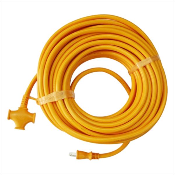 延長・タコ足による電圧降下を軽減する極太電線仕様です。[用途]15A3ッ口20メートル屋内型延長コード。[機能]耐寒性に優れたやわらかい電線を使用した延長コードです。環境にやさしい鉛フリー製品です。冬でも固くなりにくいソフトコードです。[仕...