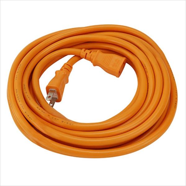 ソフトタイプ電線の延長コードです。[用途]電源元の延長。[機能]耐寒性に優れたやわらかい電線を使用した延長コードです。環境にやさしい鉛フリー製品です。[仕様]●定格：12A・125V。●差込口：1口。●色：オレンジ。●電線サイズ：VCT2芯...