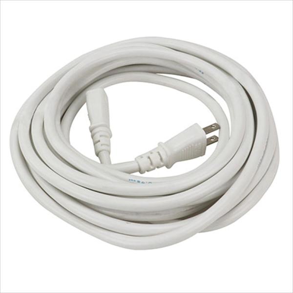 ソフトタイプ電線の延長コードです。[用途]電源元の延長。[機能]耐寒性に優れたやわらかい電線を使用した延長コードです。環境にやさしい鉛フリー製品です。[仕様]●定格：12A・125V。●差込口：1口。●色：白。●電線サイズ：VCT2芯X0....