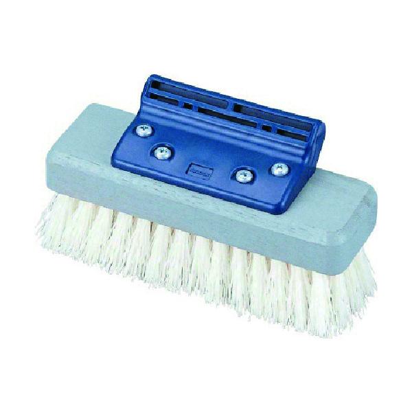 "●フリーハンドルにワンタッチで装着できるブラシです。<br><br>●床洗浄用ブラシ。<br><br>●幅(mm)：173<br>●毛丈(mm)：40<br>●色：白...