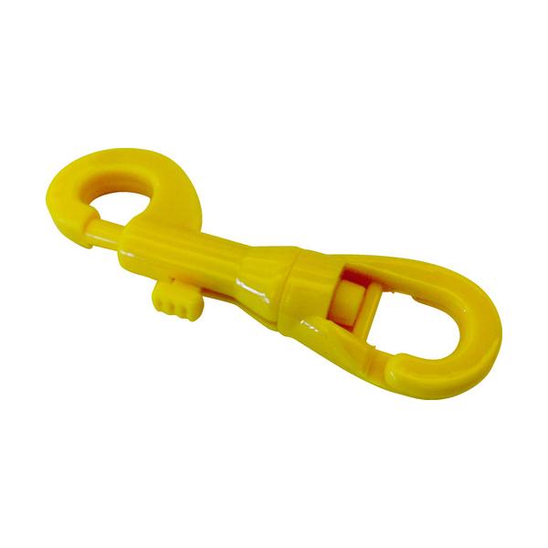 "●プラスチックチェーン同士をつなぐためのジョイントです。<br><br>●進入禁止区間の仕切りや、駐車場内での区画整理、人の誘導などに。<br><br>●色：イエロー<br>●横...