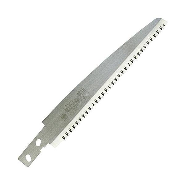 縦挽目入りでアサリが無いため、綺麗な切り口に仕上がります。[用途]生木全般(林業・造園・土木・果樹園)用鋸の替刃。[機能]SELECT200剪定用替刃です。枝打ち後の木の巻き込みを早め(ボタン材防止)、湿気の多い生木の大鋸屑を掃いてくれます...