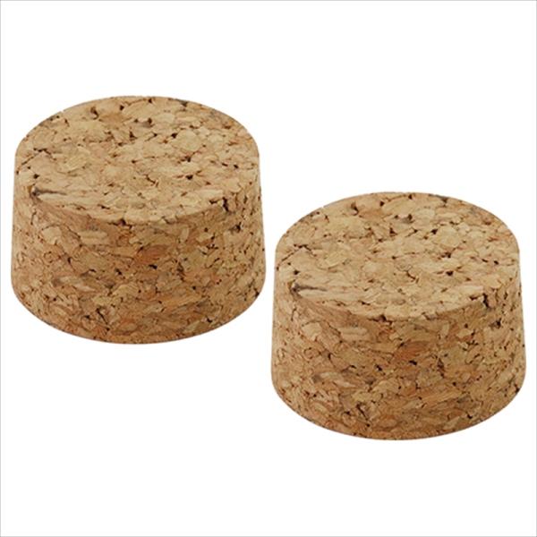 瓶等の容器のふたにおすすめなコルク栓です。[用途]筒状の容器のふた等に使用するコルク栓。[機能]用途色々、自然素材を使用した商品です。[仕様]●サイズ(約)：50mm×47mm×26mm。[材質]●コルク。[注意事項]素材の性質上、収縮等に...