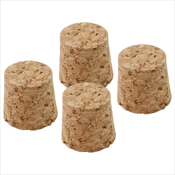 瓶等の容器のふたにおすすめなコルク栓です。[用途]筒状の容器のふた等に使用するコルク栓。[機能]用途色々、自然素材を使用した商品です。[仕様]●サイズ(約)：23mm×20mm×21mm。[材質]●コルク。[注意事項]素材の性質上、収縮等に...