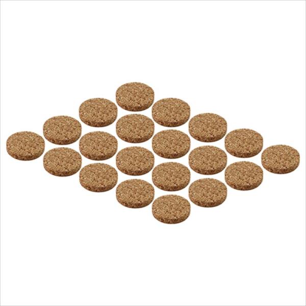 クッション材、工作におすすめなコルク素材です。[用途]クッション材、工作等に使用するコルク素材。[機能]用途色々、自然素材を加工したコルクです。[仕様]●サイズ(約)：直径26mm×厚さ5mm。●入数：20入。[材質]●コルク。[注意事項]...