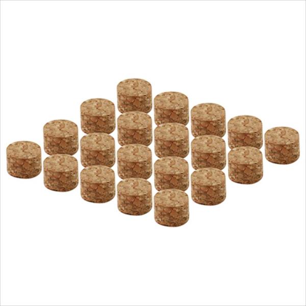 クッション材、工作におすすめなコルク素材です。[用途]クッション材、工作等に使用するコルク素材。[機能]用途色々、自然素材を加工したコルクです。[仕様]●サイズ(約)：直径15mm×厚さ10mm。●入数：20入。[材質]●コルク。[注意事項...