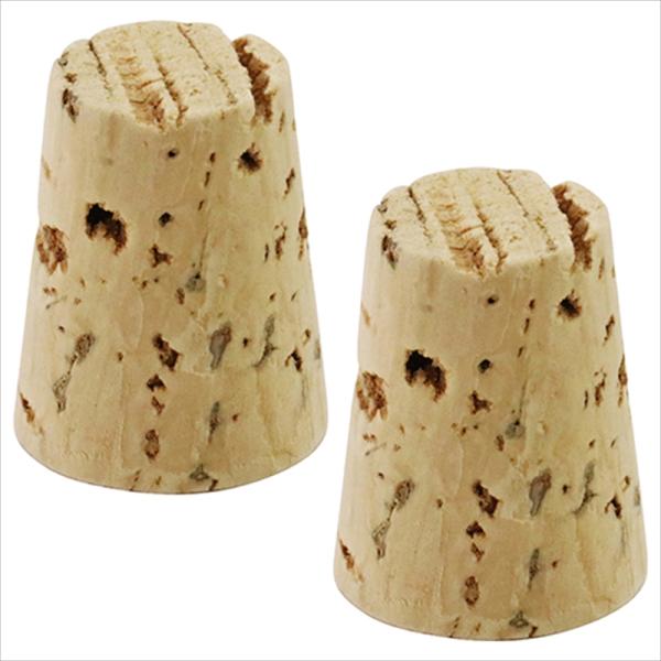 瓶等の容器のふたにおすすめなコルク栓です。[用途]筒状の容器のふた等に使用するコルク栓。[機能]用途色々、自然素材を加工したコルクです。[仕様]●サイズ(約)：22mm×18mm×32mm。[材質]●コルク。[注意事項]素材の性質上、収縮等...