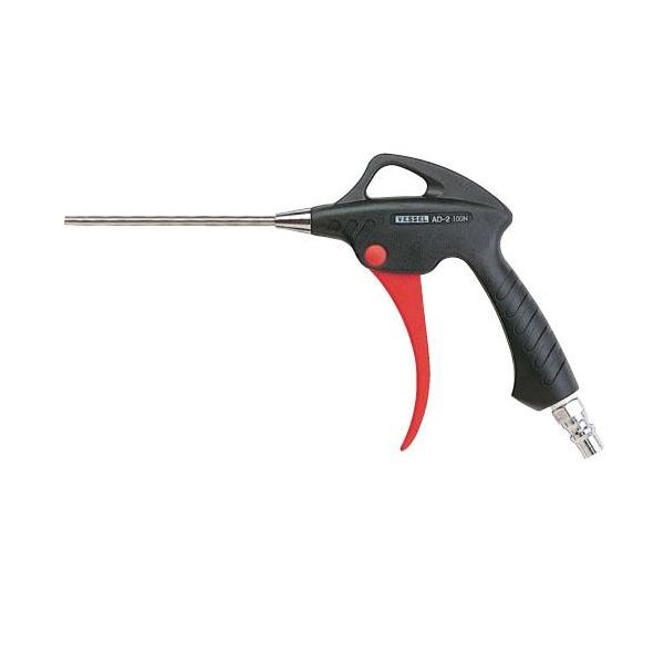 4本の指で操作できる大型レバーです。[用途]鈑金・塗装関係・自動車整備・金型・金属加工関連などの作業での除塵・吹き飛ばし・乾燥作業。[機能]空気流量は握り具合でコントロールできます。ハンドルはエルゴノミックハンドルで作業性は抜群です。プラグ...