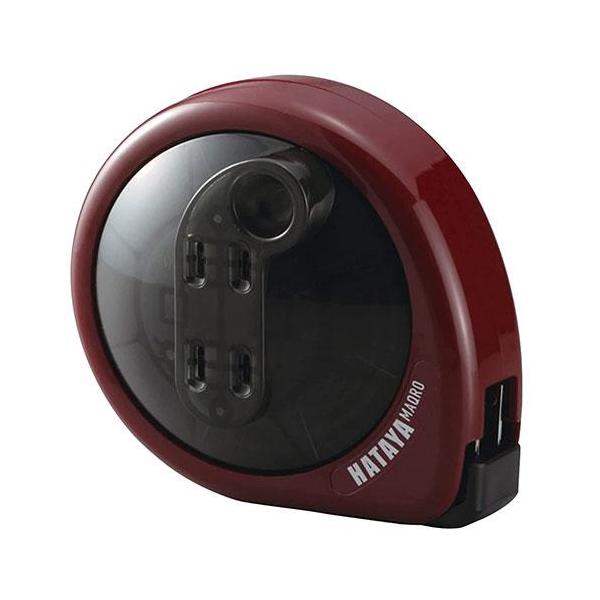 持ち運びラクラク、携帯しやすさが特徴の軽量&amp;コンパクトな2m屋内用コードリールです。[用途]旅行、出張先ホテルでスマートフォン充電や外出先でノートパソコン使用時の電源延長。[機能]2mの延長コードをわずか12cmに寸法に凝縮、カバン...