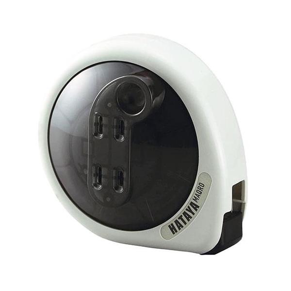 持ち運びラクラク、携帯しやすさが特徴の軽量&amp;コンパクトな2m屋内用コードリールです。[用途]旅行、出張先ホテルでスマートフォン充電や外出先でノートパソコン使用時の電源延長。[機能]2mの延長コードをわずか12cmに寸法に凝縮、カバン...